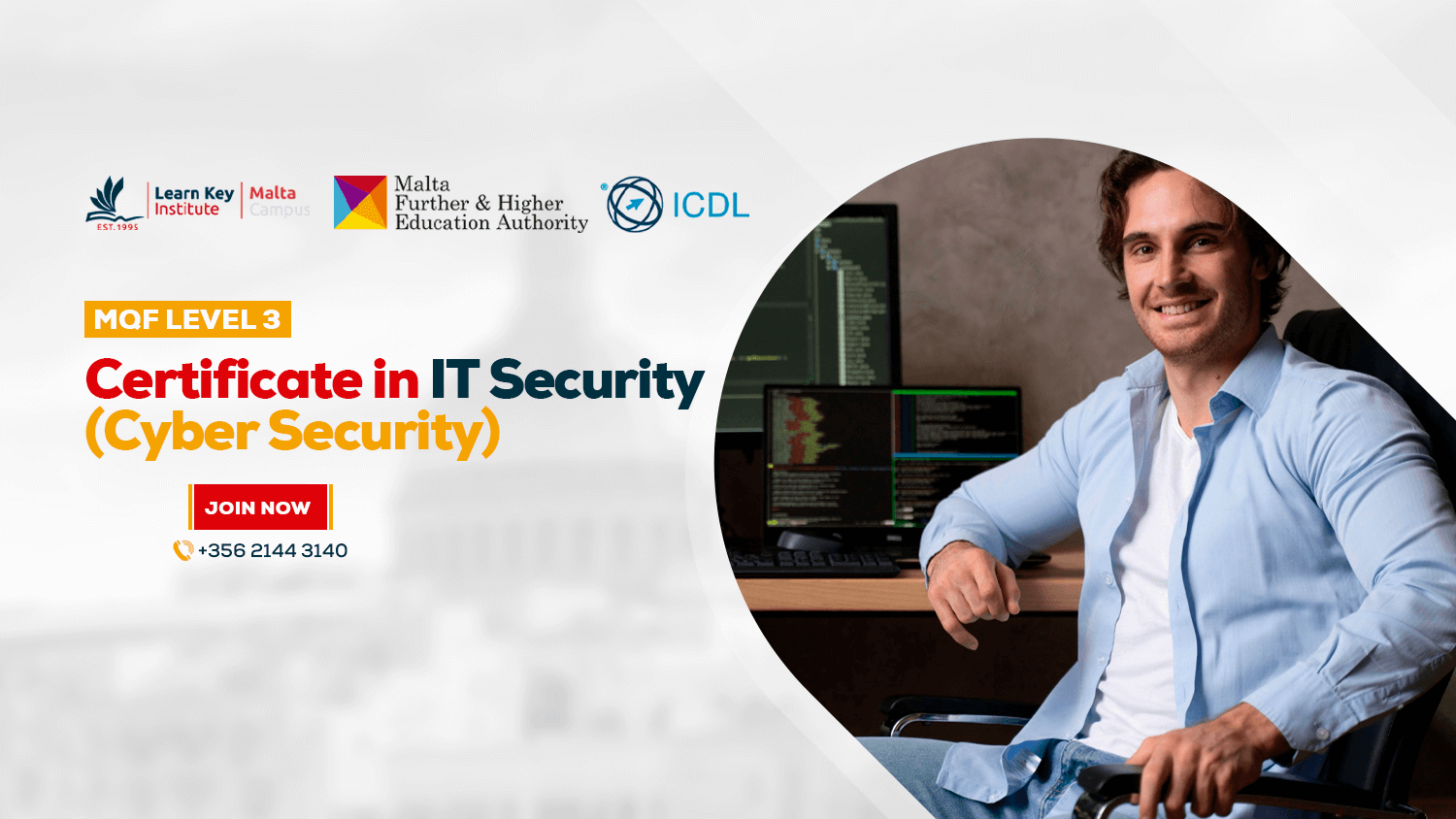 Learnkey - MQF/EQF Level 3 Certificate in IT Security (Cyber Security)